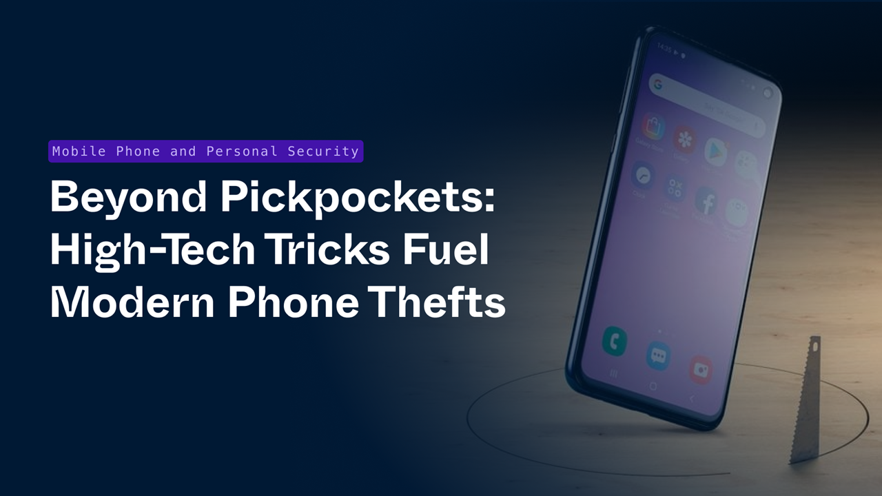 Beyond Pickpockets: High-Tech Tricks Fuel Modern Phone Theft - Hammer Security